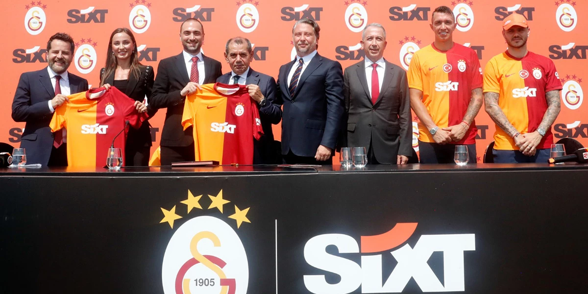 SIXT rent a car 5 Yıl Daha Galatasaray’ın Ana Sponsoru - Sixt Türkiye